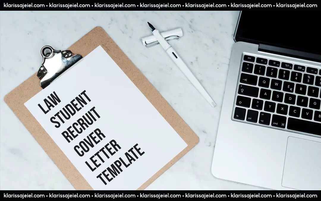 Law Student Recruit Cover Letter Template - klarissajeiel
